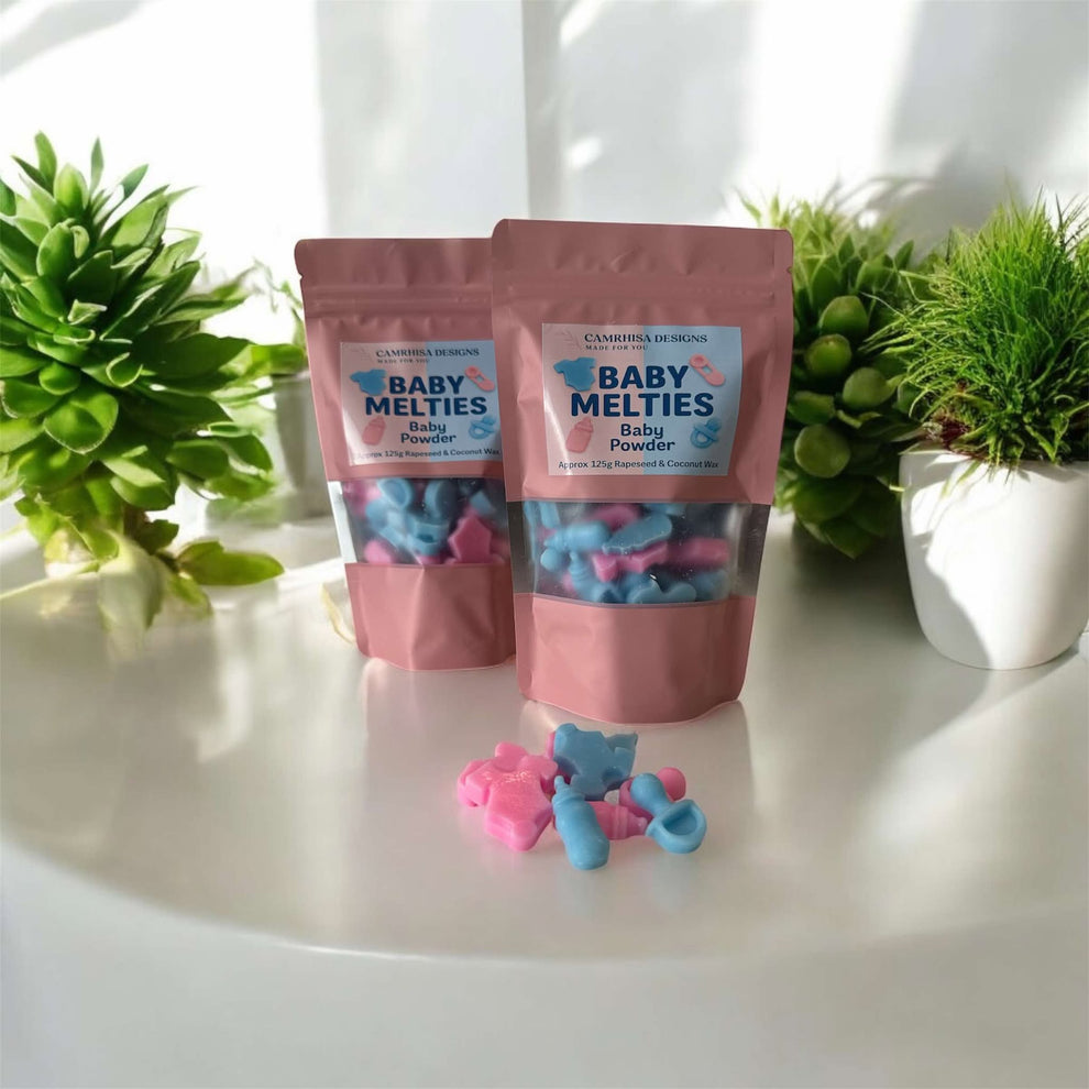 Baby Melties – Baby Powder Scented Wax Melts – Camrhisa Designs